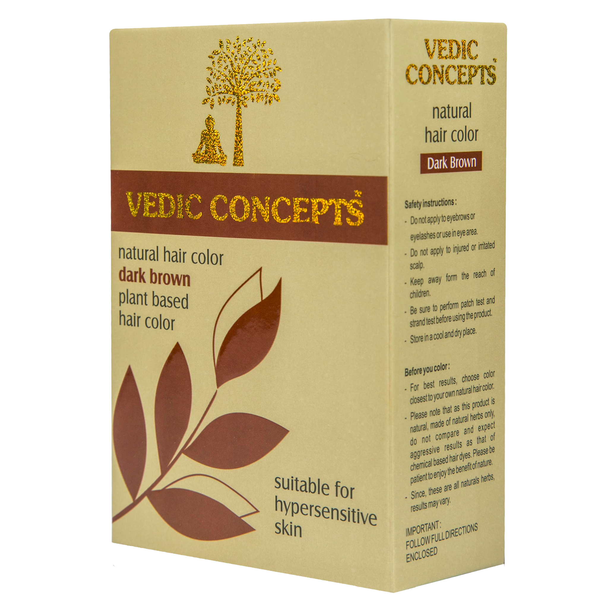 Vedic Concepts Natural Hair Color-Dark Brown – The Vedic Concepts